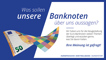 EZB startet Umfrage zu den Themen für neue Euro-Banknoten | Deutsche ...